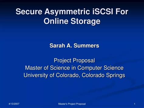 Ppt Secure Asymmetric Iscsi For Online Storage Powerpoint Presentation Id 5663378