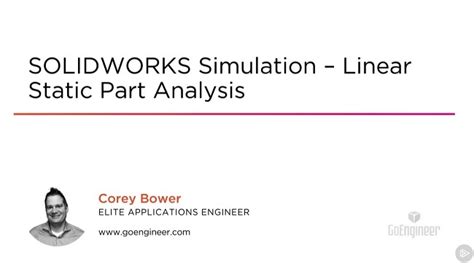 SOLIDWORKS Simulation Linear Static Part Analysis برنامج السوليدوركس منتدى المهندس