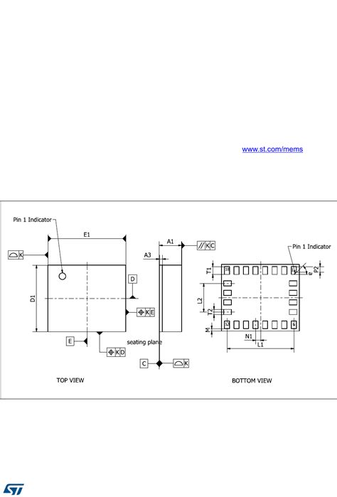 Lsm9ds1 Datasheet By Stmicroelectronics Digi Key Electronics