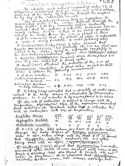 Excretion And Osmoregulation In Protozoa Pdf