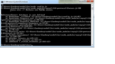 Nodejs I Have Created Mysql Connection In Nodejs It Is Showing
