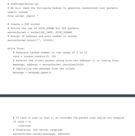 2 Another Similar Application To The Udp Ping Would