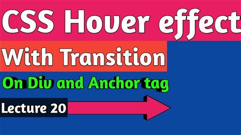Tutorial Css Transition Youtube