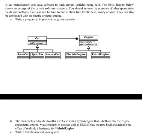 A Car Manufacturer Uses Java Software To Track Chegg Com