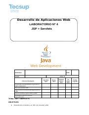 Web Applications Development with JSP and Servlets: Hands-On Lab | Course Hero