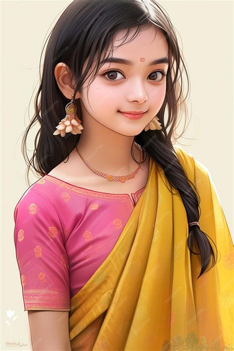 Premium Ai Image Cute Indian Girl