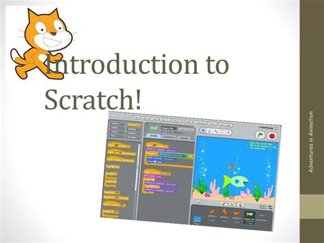 ppt adventures in animation introduction to programming with scratch