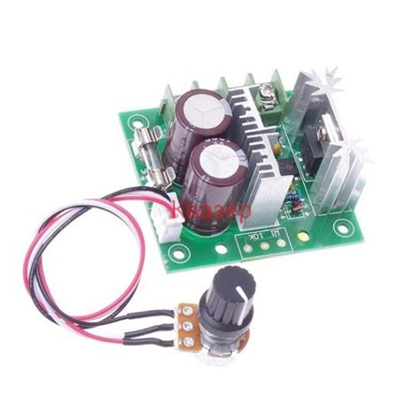 КИТ регулатор на напрежение dc 10А pwm сглобен с изнесен потенциометър