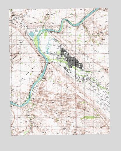 Moab Ut Topographic Map
