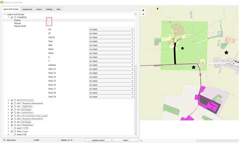 Qgis2web Layer Search For Multiple Layers Without Coding