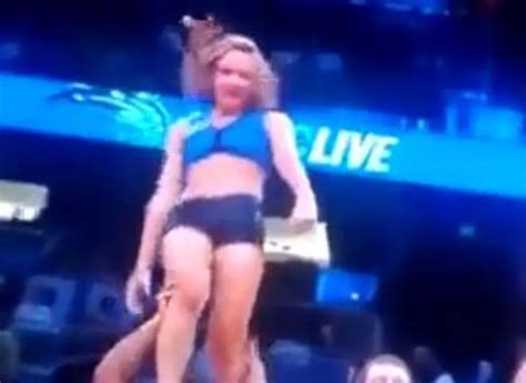 Orlando Magic Cheerleader Falls On Head During Cheer [video]