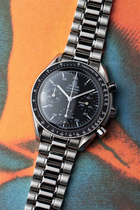 Omega Speedmaster Reduced Ref 35105000 W Box And Papers 1998