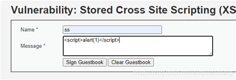 Dvwa通关 存储型xss（xss Stored）dvwa Xss Stored Csdn博客