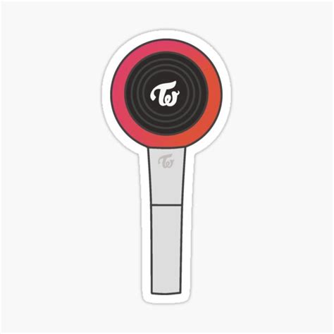 Twice Lightstick Sticker For Sale By Penghwall Redbubble