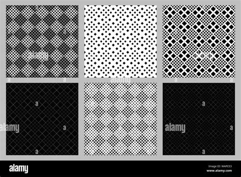Seamless Geometrical Square Pattern Background Collection Abstract Vector Designs From