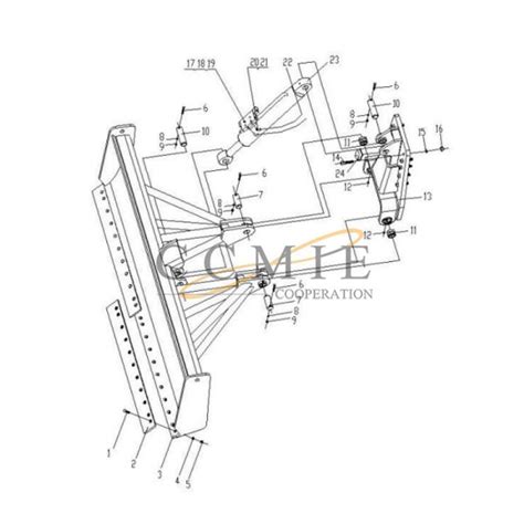 China 860101024 Hinged Cover Bolt M16×55 For Xcmg Gr300 Motor Grader Front Bulldozer