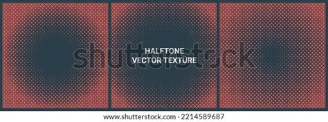 Vector Halftone Pattern Texture Gradient Screen Stock Vector Royalty Free 2214589687