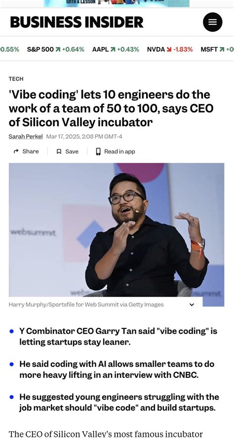 This Vibe Coding Fad Will Make The Fortunes Of The Next Generation Of… Augusto Barros 12