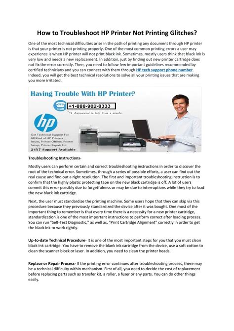 Ppt How To Troubleshoot Hp Printer Not Printing Glitches Powerpoint