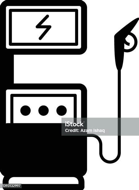 전기 충전 지점 개념 충전 플러그 벡터 아이콘 디자인 자동차 서비스 및 자동차 수리점 기호 로리 예비 부품 사인 자동차 기술자 장비 재고 일러스트 0명에 대한 스톡 벡터