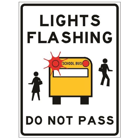 Lights Flashing Do Not Pass School Bus