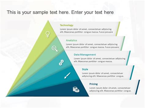 Segmented Triangle Strategy Powerpoint Template Business Strategy