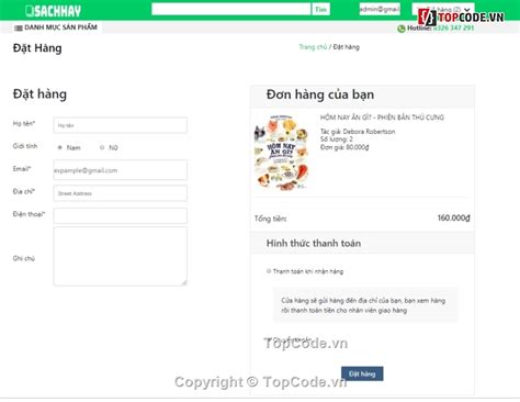 Source Code đồ án Website Bán Sách Bằng Laravel
