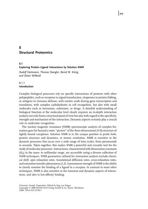 Pdf Proteomics Sample Preparation Structural Proteomics Dokumen Tips