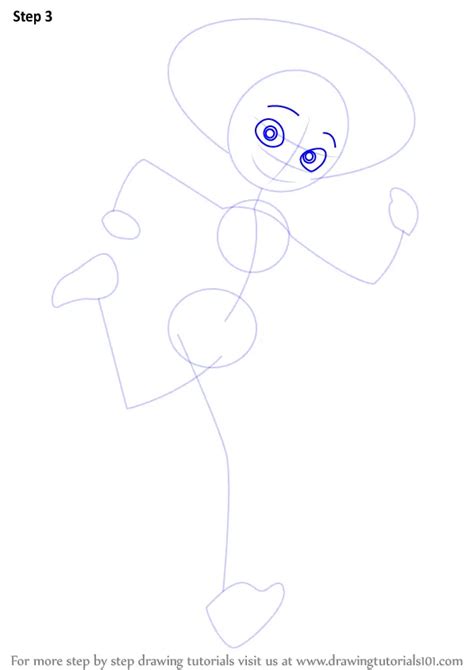 How To Draw Jessie From Toy Story Toy Story Step By Step