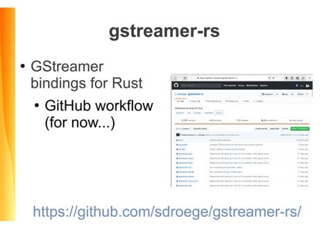 Servo And Gstreamer Gstreamer Conference 2018 Ppt