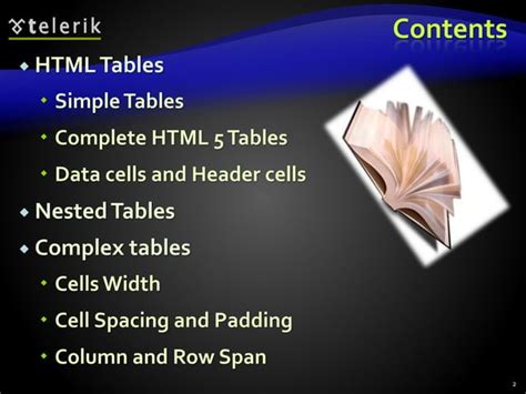 Html Tables Forms And Frames By Telerik Academy Pptx