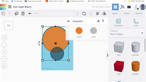 1 Creation Of A Simple Tinkercad Part To Cut Objects Protruding From A Cylinder Youtube