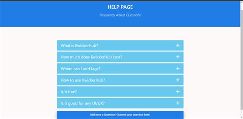 Create Help Page Issue 21 KwickerHub WebCraftifyAI GitHub