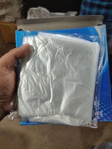 Virgos Pp Hand Gloves Pack Of 100 By Count Indian At Rs 45box Disposable Polythene Gloves