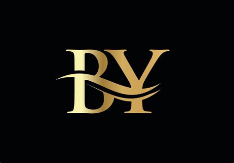 Initial By Letter Linked Logo Vector Template Swoosh Letter By Logo Design By Logo Design