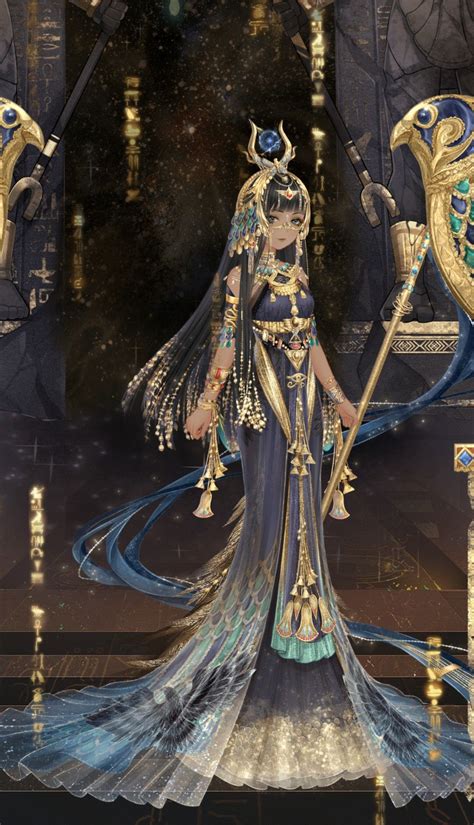Anime Egyptian Egyptian Beauty Fantasy Gowns Fantasy Girl Ancient