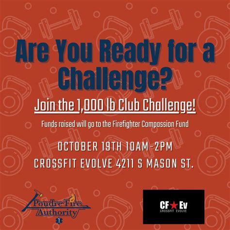 1000 Lb Challenge Fundraiser For The Firefighter Compassion Fund
