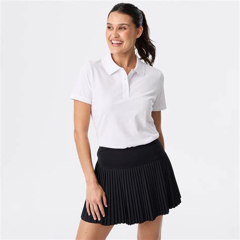 Circuit Womens Pique Polo Shirt White Big W