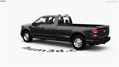 360 View Of Ford F 150 Super Cab 8 Ft Bed Xl 2024 3d Model 3dmodels Store