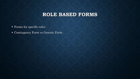 Forms In Microsoft Dynamics Crm 2015 Pptx Technology And Computing