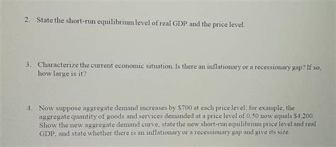 Solved Adas Practice The Aggregate Demand And Short Run A