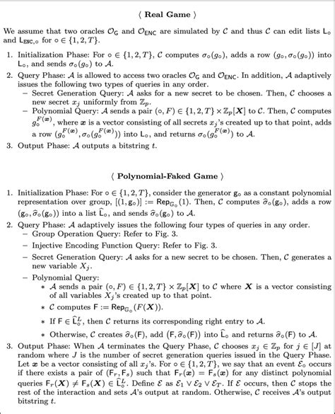 Real Game And Polynomial Faked Game Download Scientific Diagram