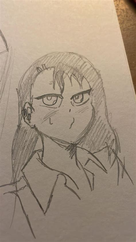 First Time Drawing Nagatoro Rnagatoro