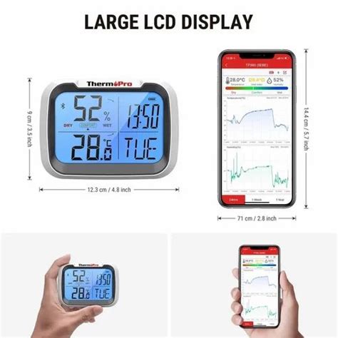 Lcd Temperature And Humidity Data Logger For Household Model Name Number Tp393 At ₹ 2300