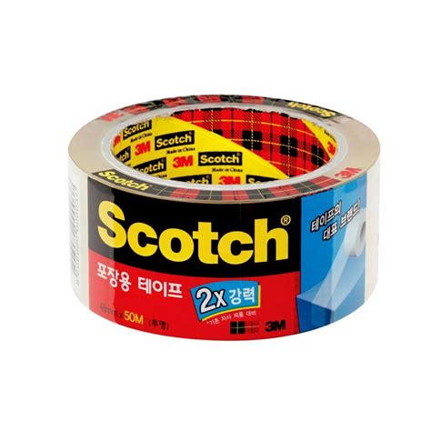 스카치™ 다용도 포장용 테이프 3615 투명 48 Mm X 50 M 1롤팩 60롤박스 3m 대한민국
