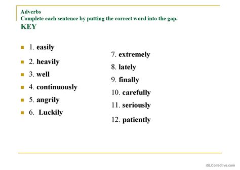 Parts Of Speech English ESL Powerpoints