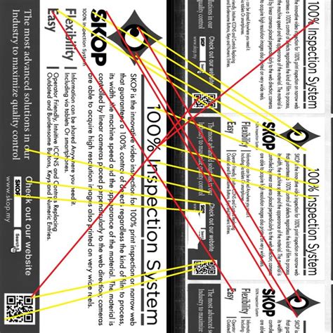 feature matching on sample images a feature point matching with