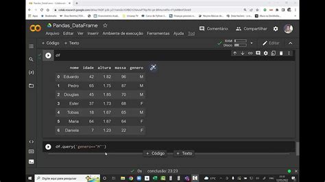 Como Fazer Filtros Em Um Dataframe Pandas Usando O Método Query Youtube