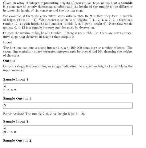 Solved Given An Array Of Integers Representing Heights Of