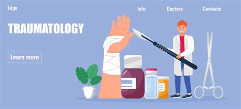 외상 학자 개념 벡터 외상학의 작은 의사는 환자를 치료합니다 X 레이에 대한 스톡 벡터 아트 및 기타 이미지 X 레이 건강 진단 건강관리와 의술 Istock